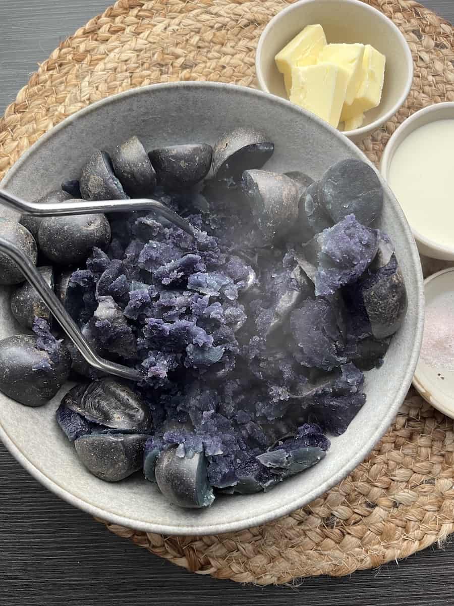 Purple Mashed Potatoes • Serious Food Crush