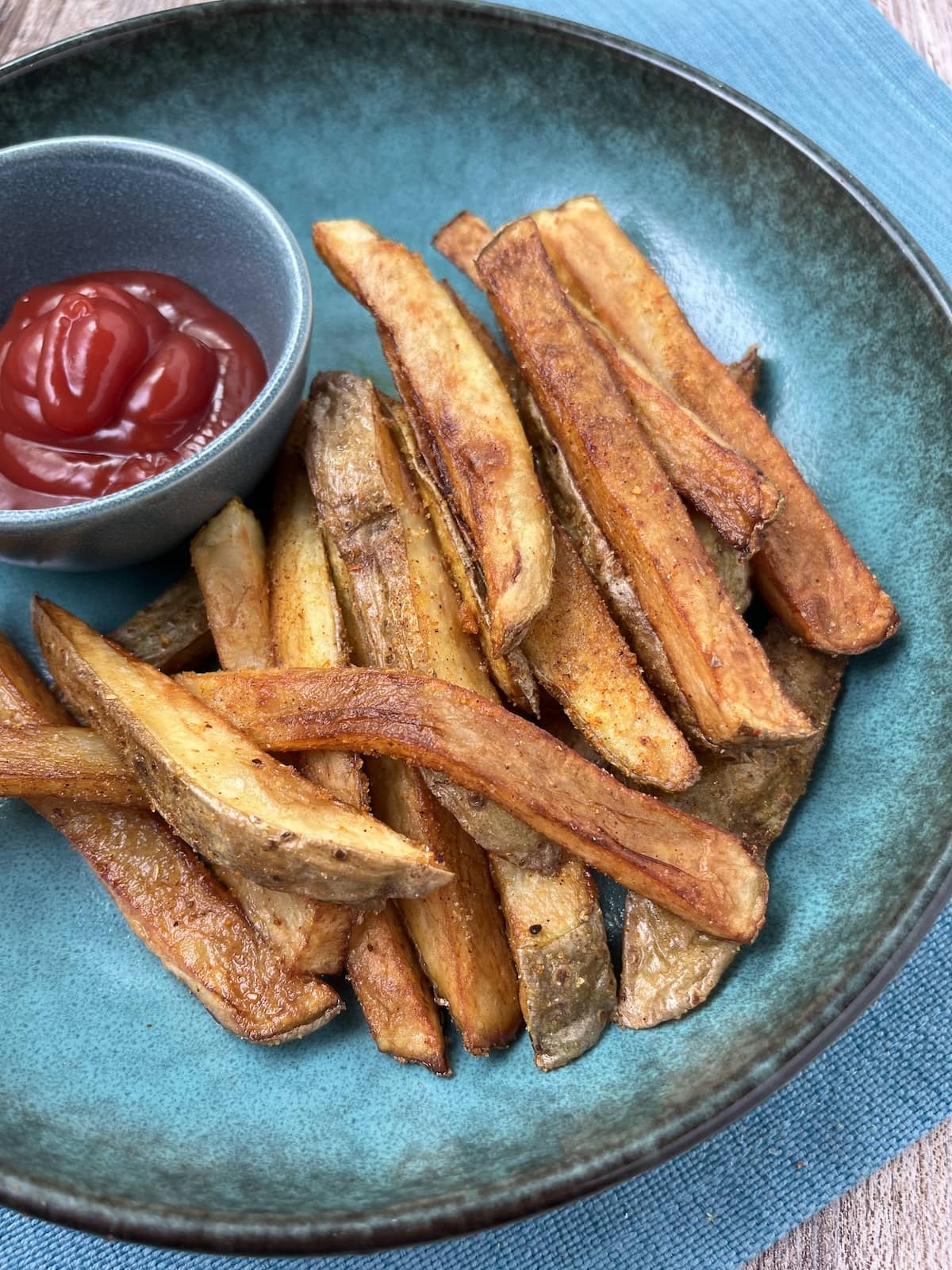 Hand Cut French Fries with Seasoning • Serious Food Crush